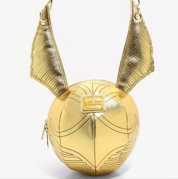 Loungefly | Bags | Loungefly Harry Potter Quidditch Golden Snitch ...